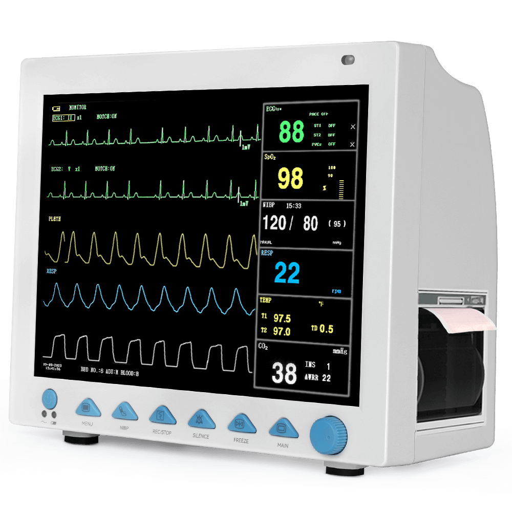 The sidestream ETCO2 module for 12-Inch Patient Monitor provides ...