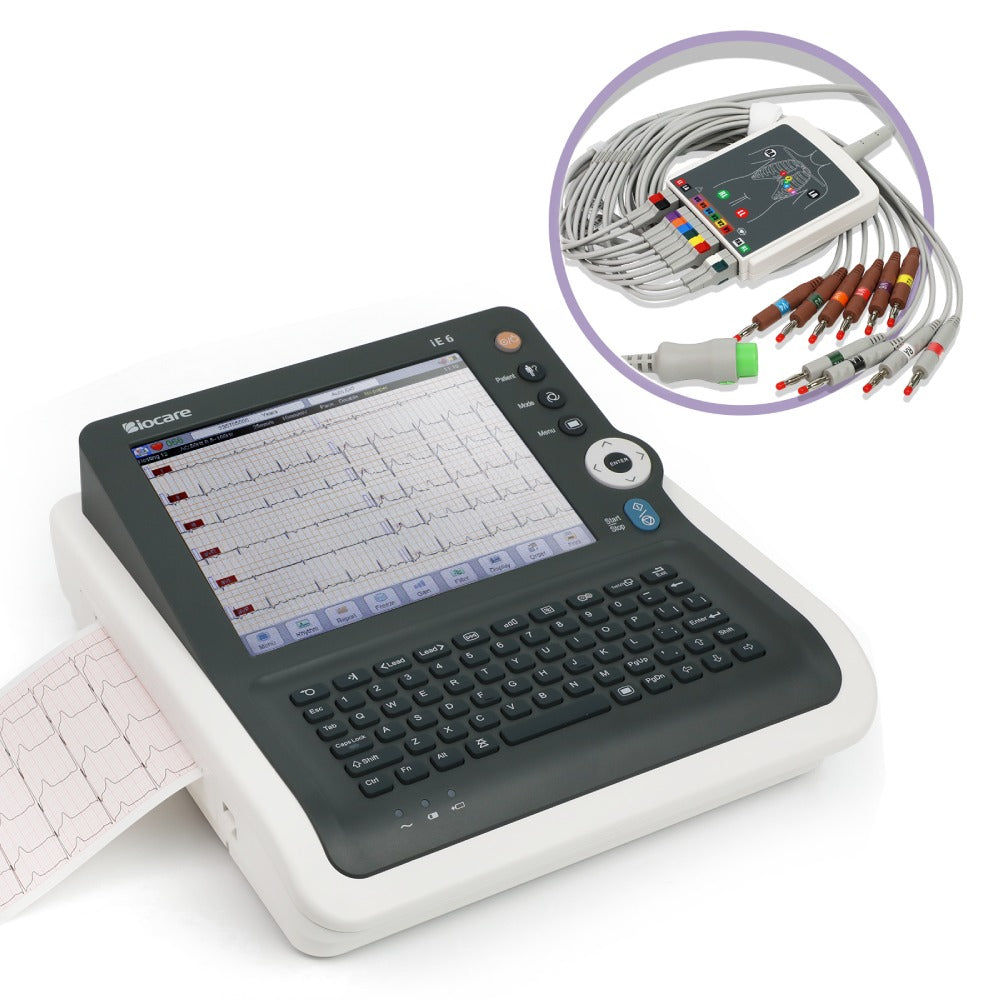 Touchscreen Interpretive 12-Lead EKG Machine for Rapid ECG Diagnosis ...