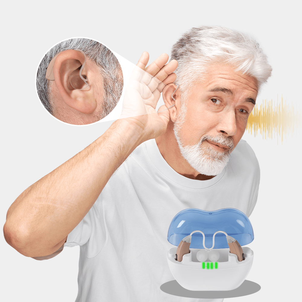 Self-fitting OTC Digital Rechargeable Hearing Aids Customizable with ...