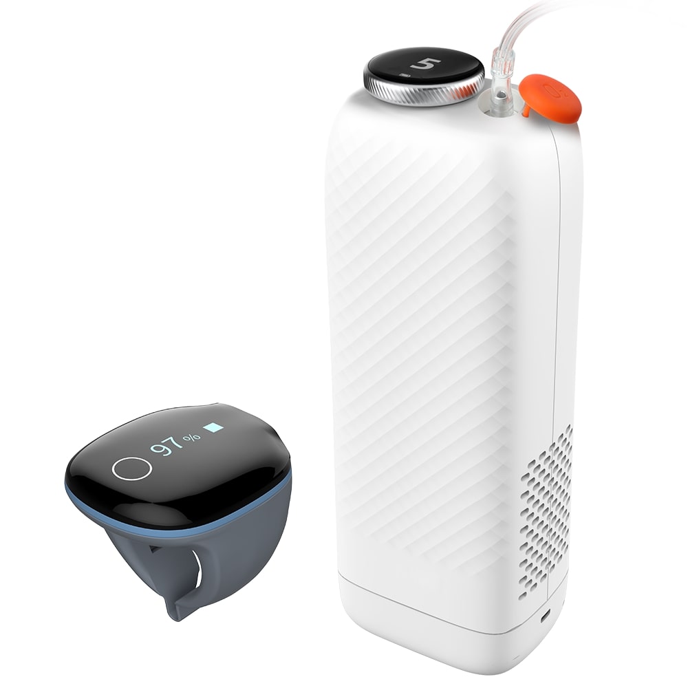 Portable Oxygen Concentrator with Real-Time O2 Feedback | Up to 9 Hours ...