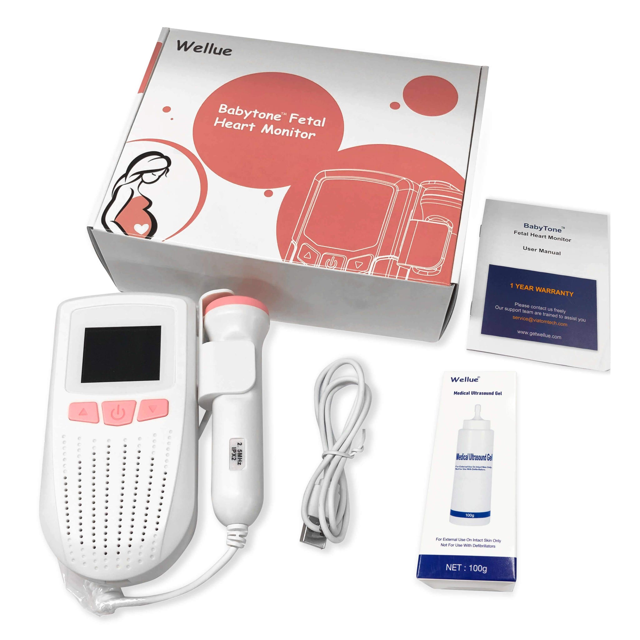Fetal Heart Monitor for Home Use. Portable Fetal Heart Monitoring ...